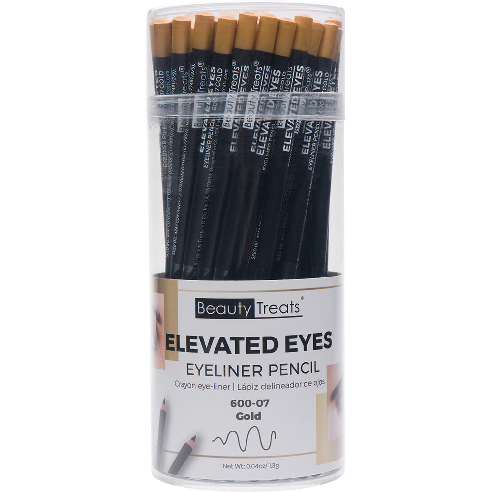 600-07 - ELEVATED EYES EYELINER PENCIL (GOLD) – www.beauty-treats.com